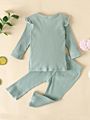 Wholesale 2 Pieces Toddler Girl Ribbed Set Top & Croppe