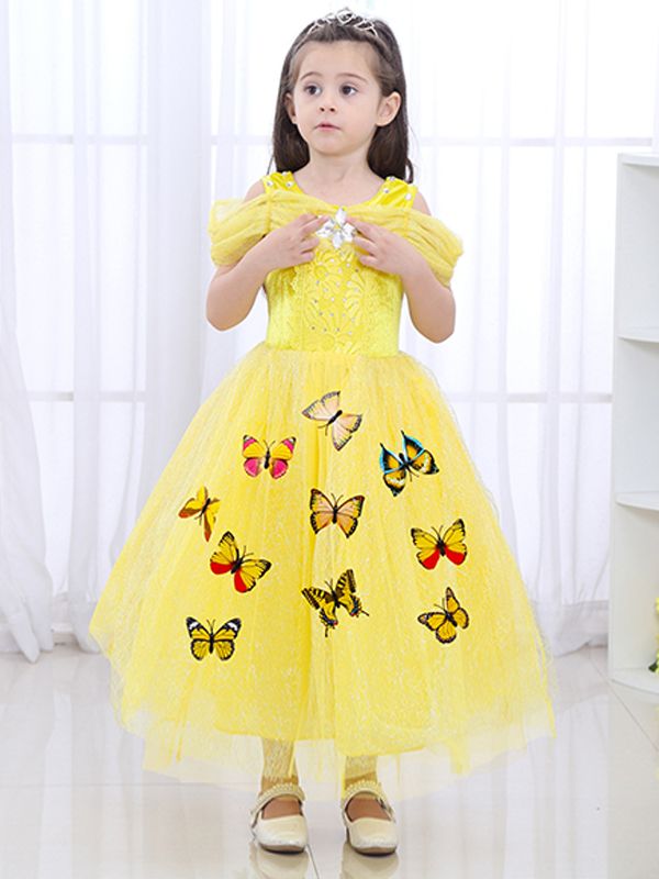Wholesale Solid Color Beaded Fluffy Butterfly Decorated