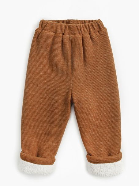 Wholesale Solid Color Berber Fleece Rib Baby Toddler Ki