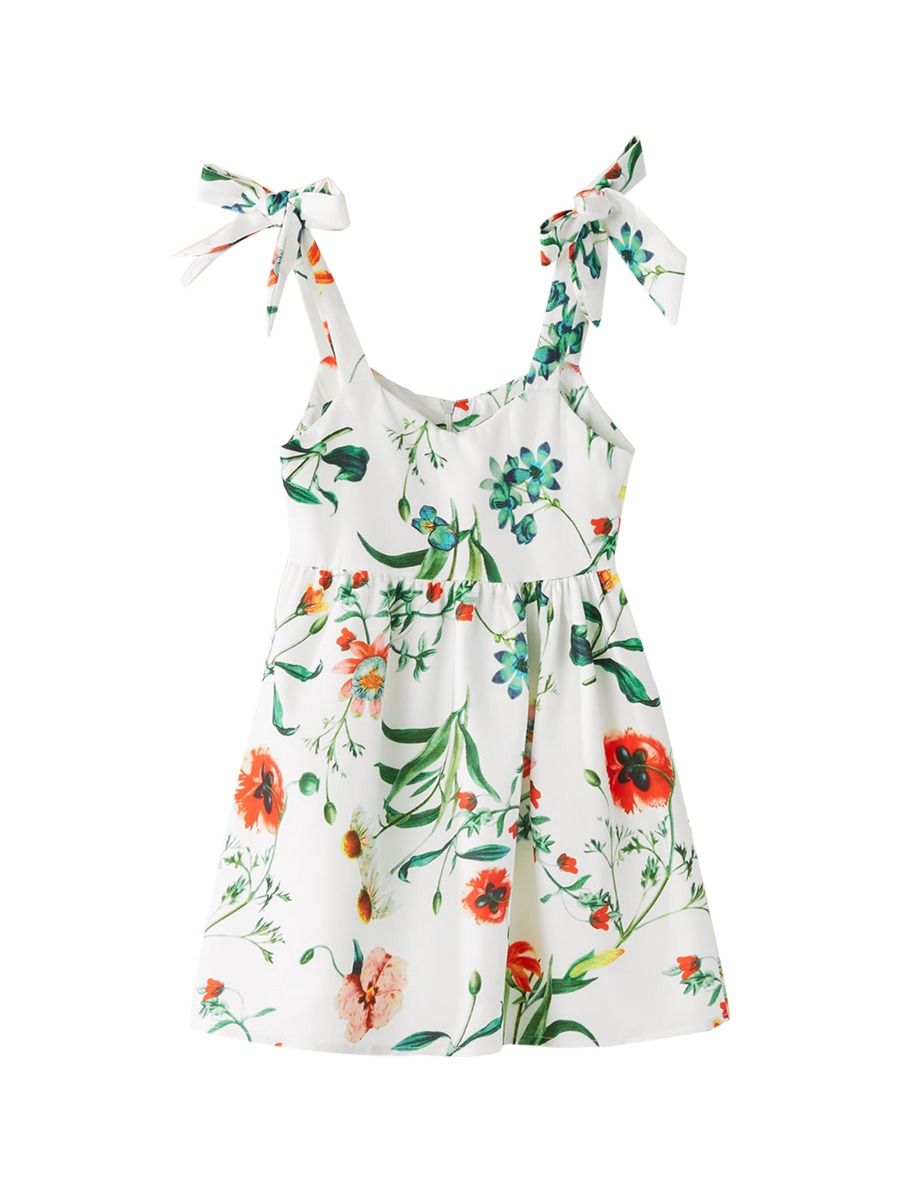 Wholesale Mommy and Me Summer Floral Sundress Romper Dr