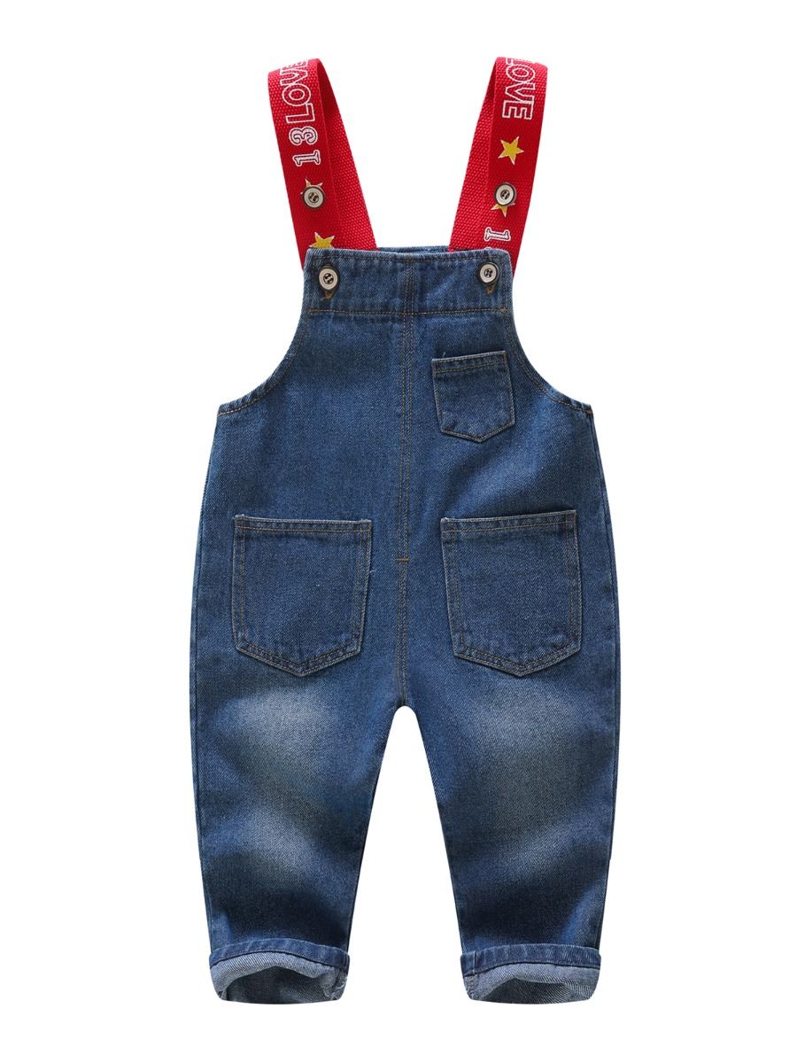 Wholesale Autumn Baby Toddler Kids Denim Overalls 19071