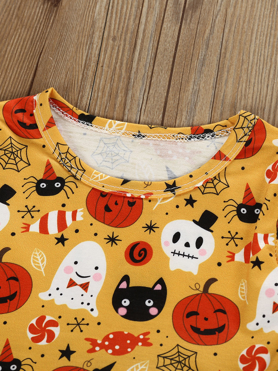 Wholesale Baby Toddler Girl Halloween Theme Dress 19080