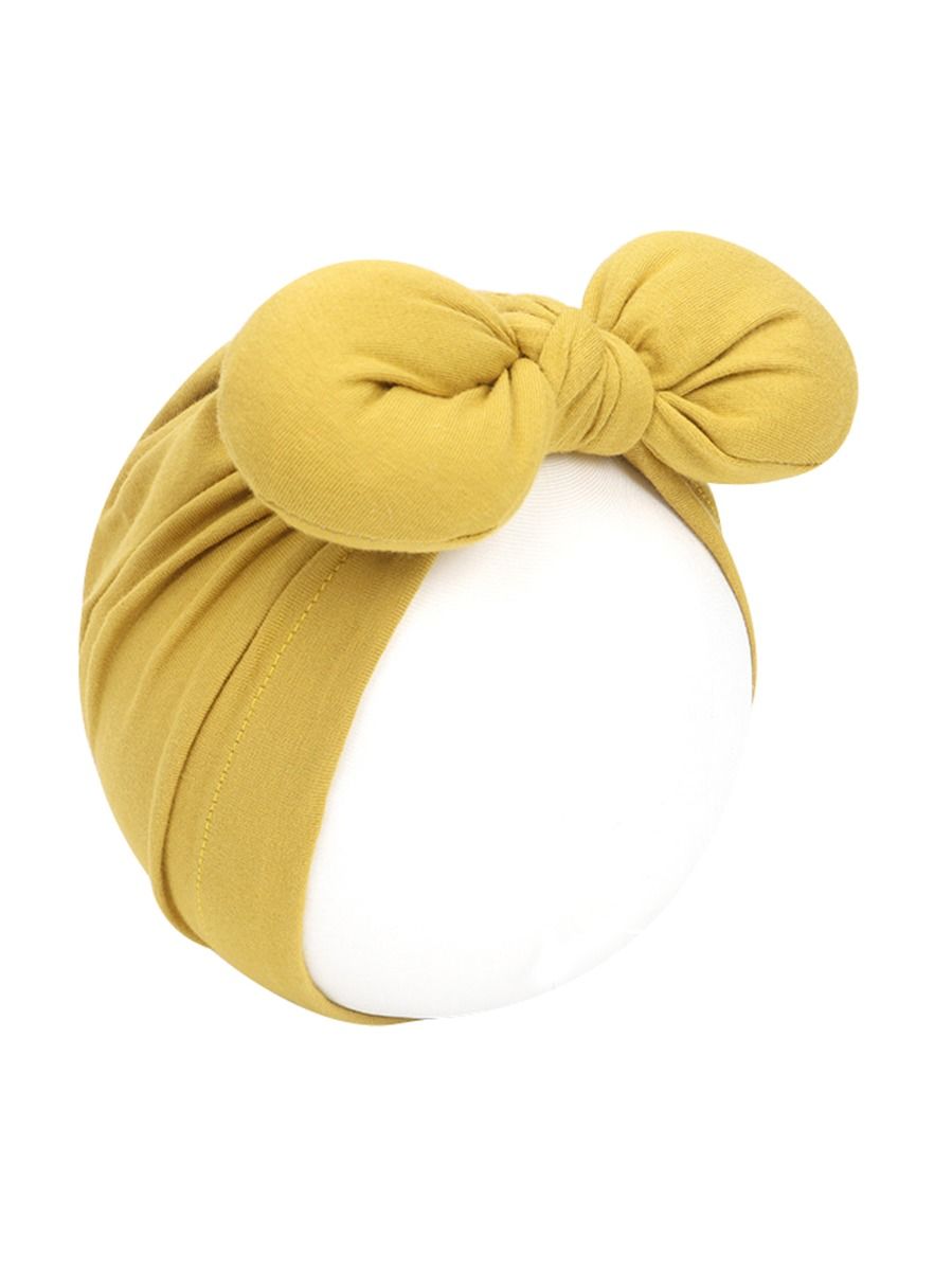 Wholesale Fall Baby Toddler Kids Top Knot Muslim Turban