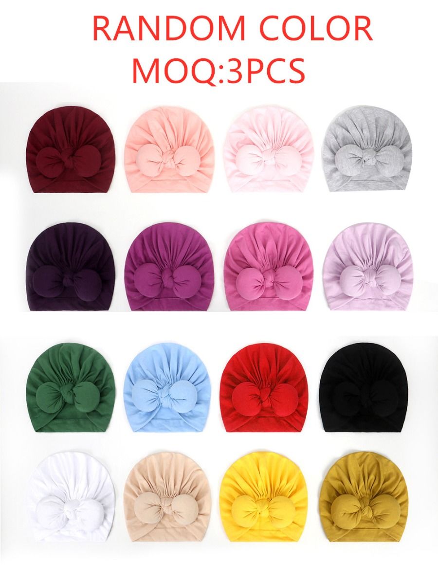 Wholesale Fall Baby Toddler Kids Top Knot Muslim Turban