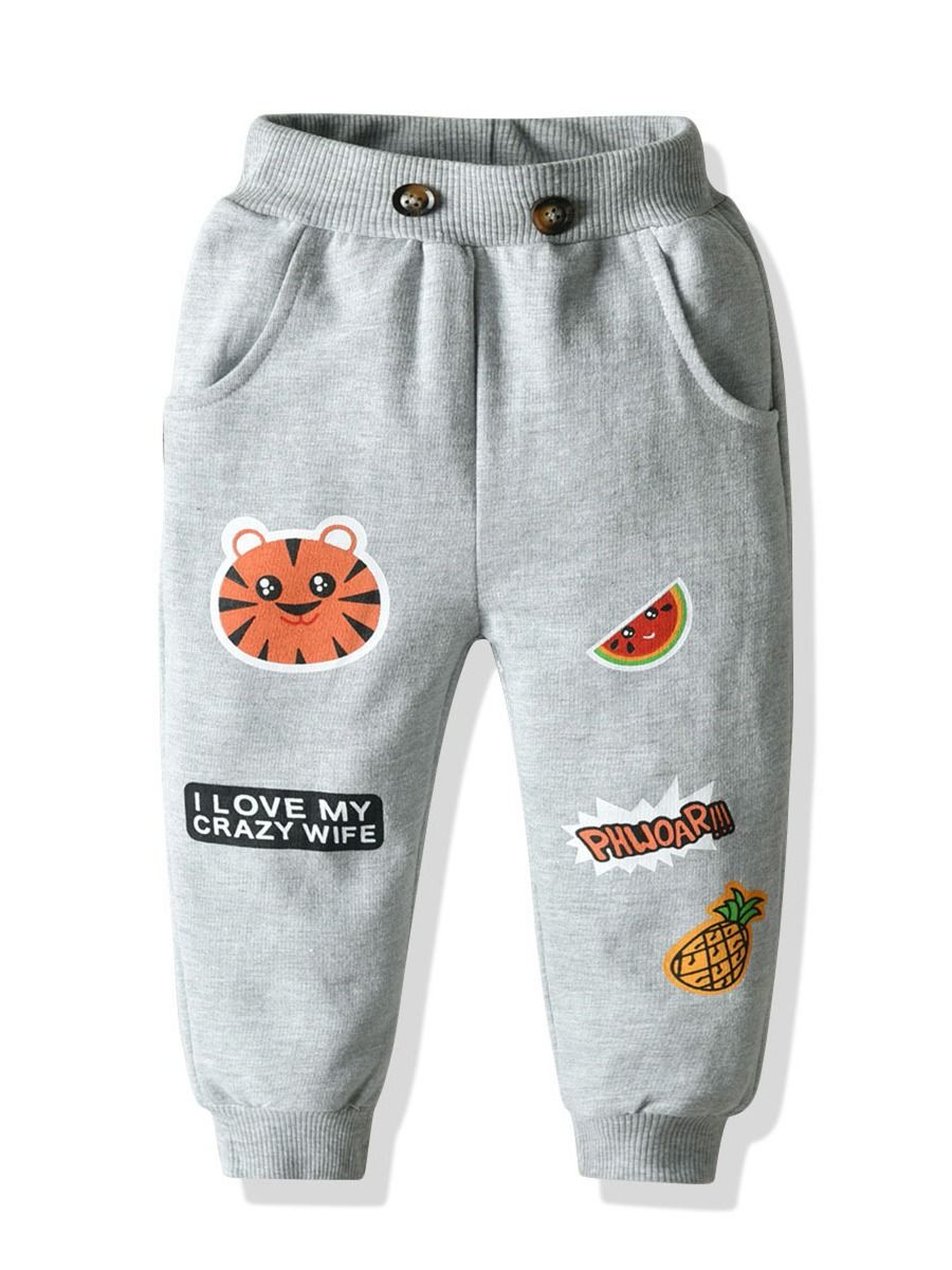 Wholesale Fall Fashion Toddler Little Boy Printed Pants