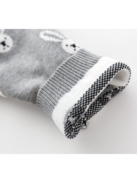 Wholesale 2-Piece Fall Baby Fishbone/Rabbit Crochet Ove