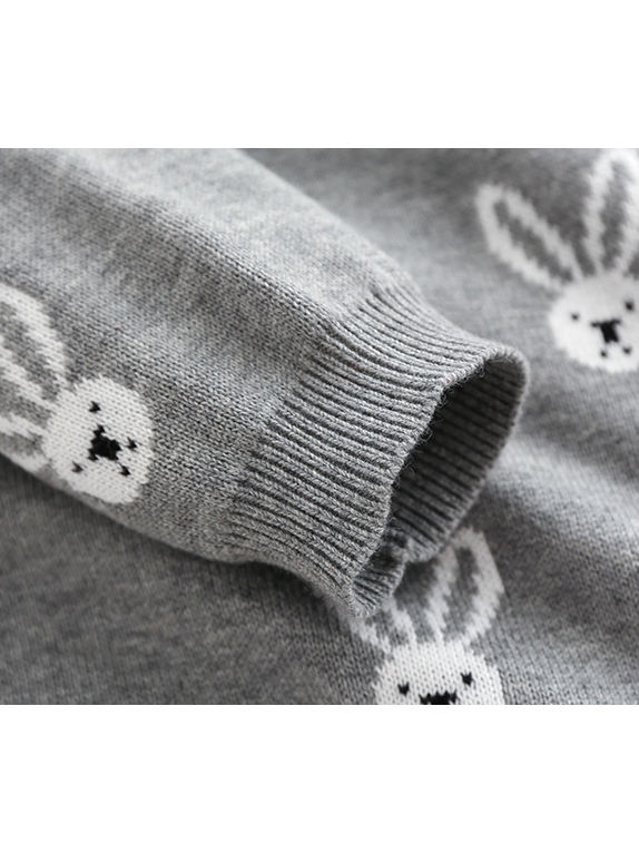 Wholesale 2-Piece Fall Baby Fishbone/Rabbit Crochet Ove