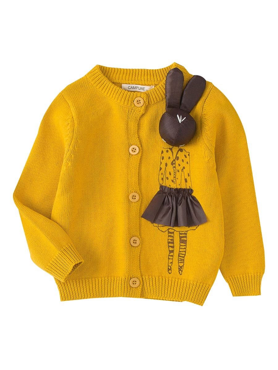 Wholesale Cute 3D Bunny Easter Cardigan 19112204 - kisk