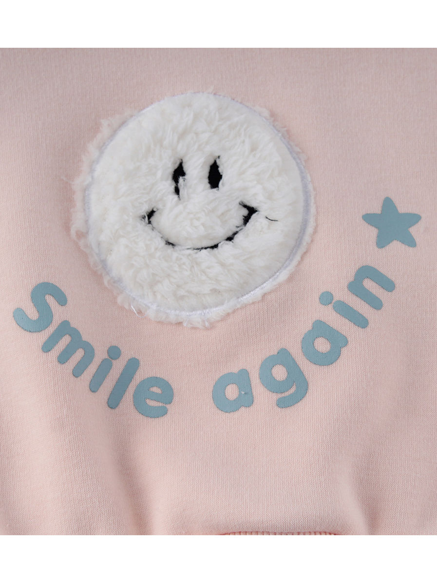 Wholesale Baby Smile Again Fleece Sweatshirt 19121908