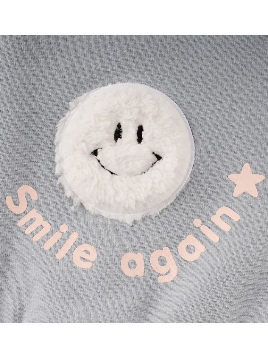 Wholesale Baby Smile Again Fleece Sweatshirt 19121908
