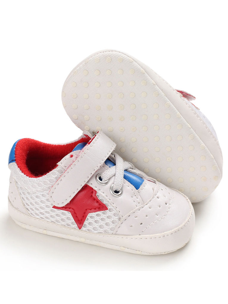 Wholesale Spring Baby Unisex Mesh Crib Shoes 19122701