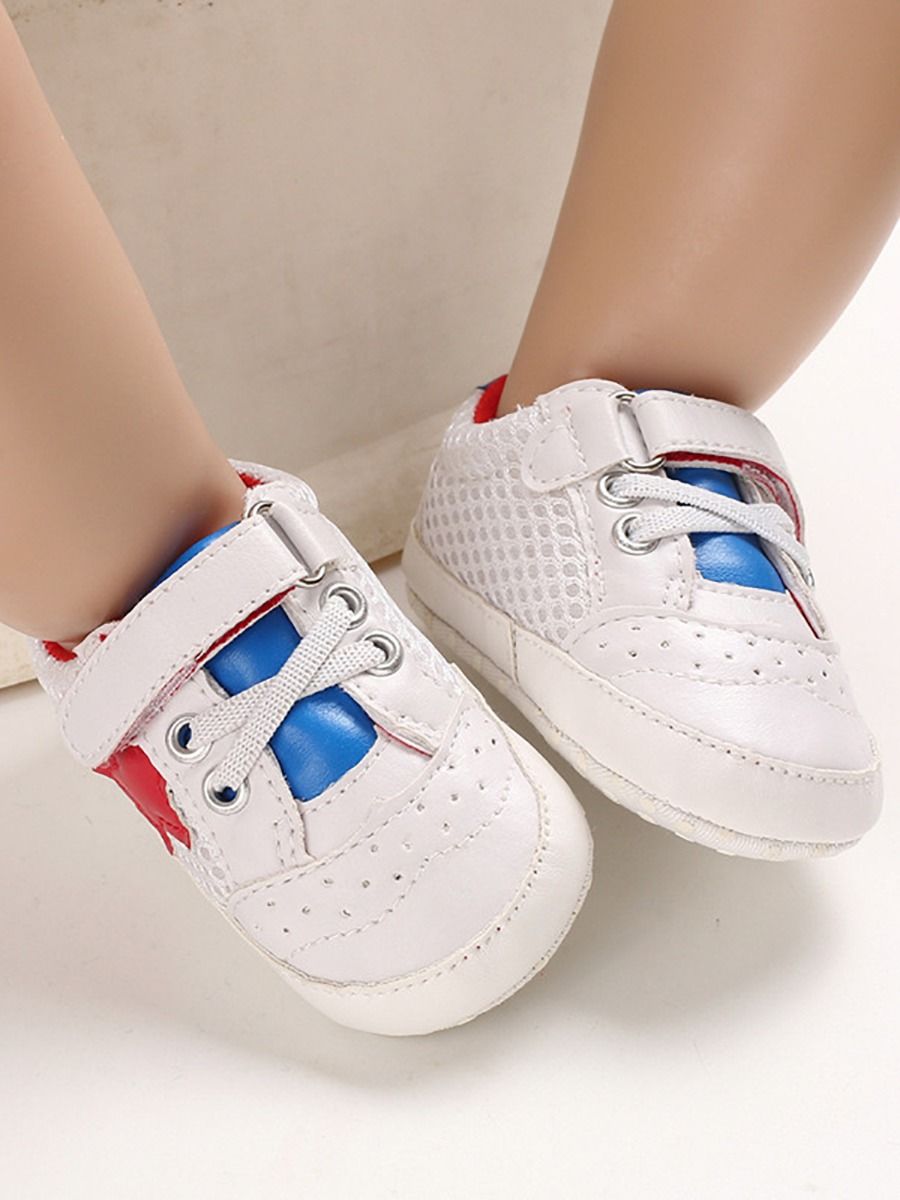 Wholesale Spring Baby Unisex Mesh Crib Shoes 19122701