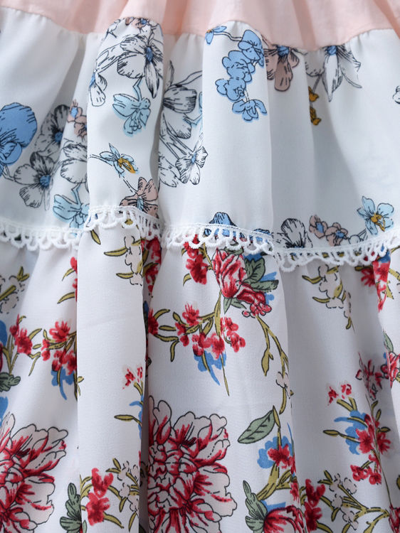 Wholesale Summer Baby Little Girl Off Shoulder Flower D