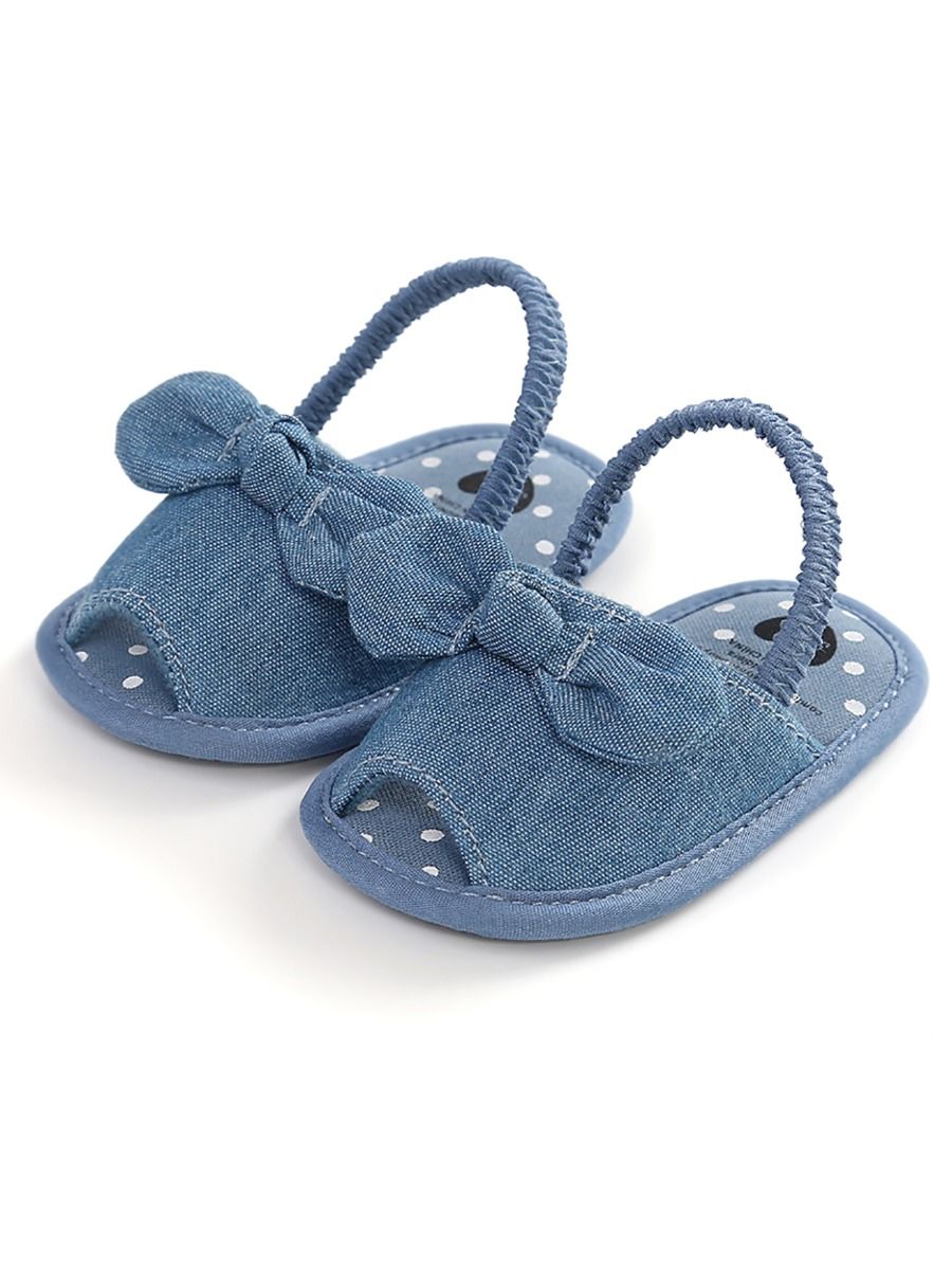 Wholesale Cute Baby Girl Bow Indoor Slipper 20030313