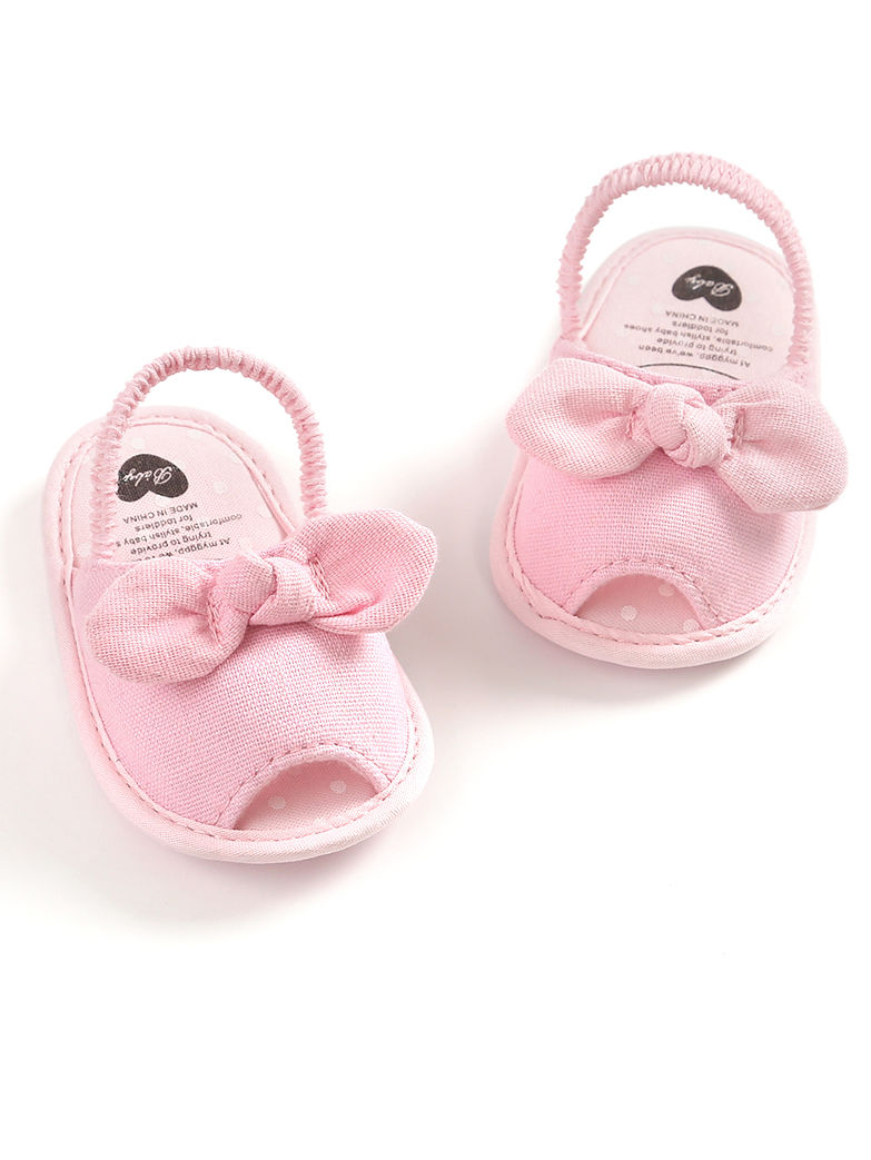 Wholesale Cute Baby Girl Bow Indoor Slipper 20030313