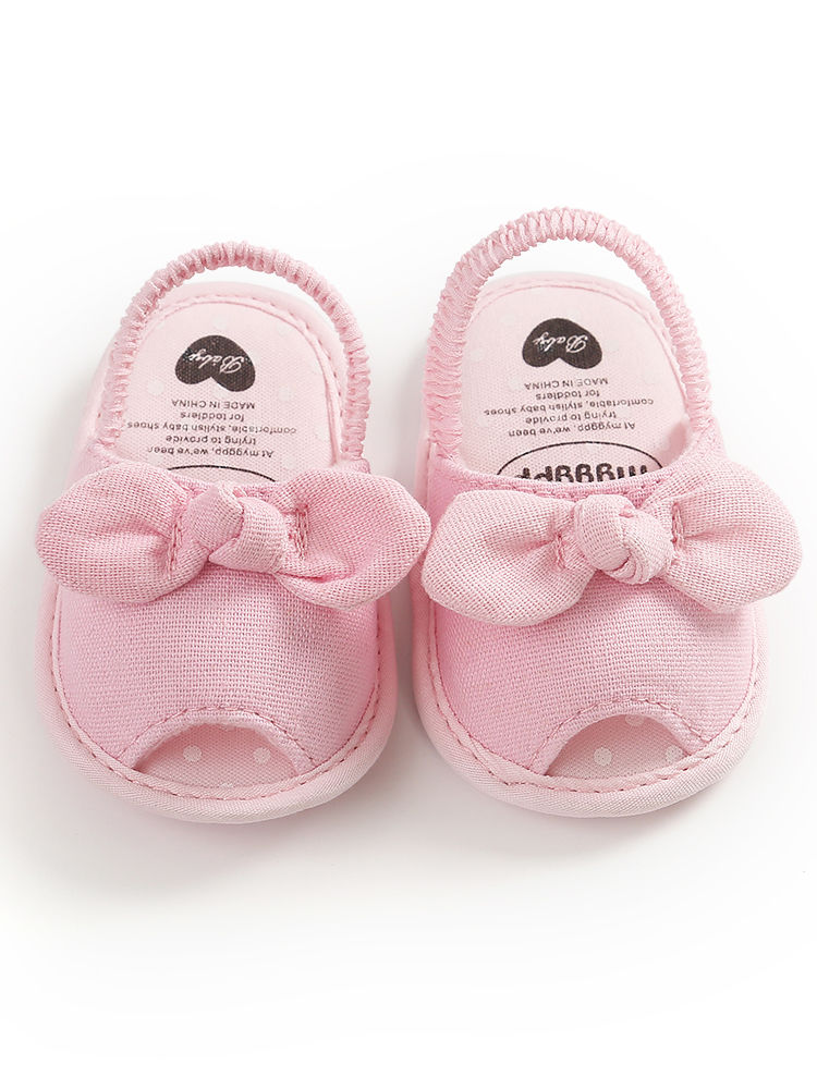 Wholesale Cute Baby Girl Bow Indoor Slipper 20030313