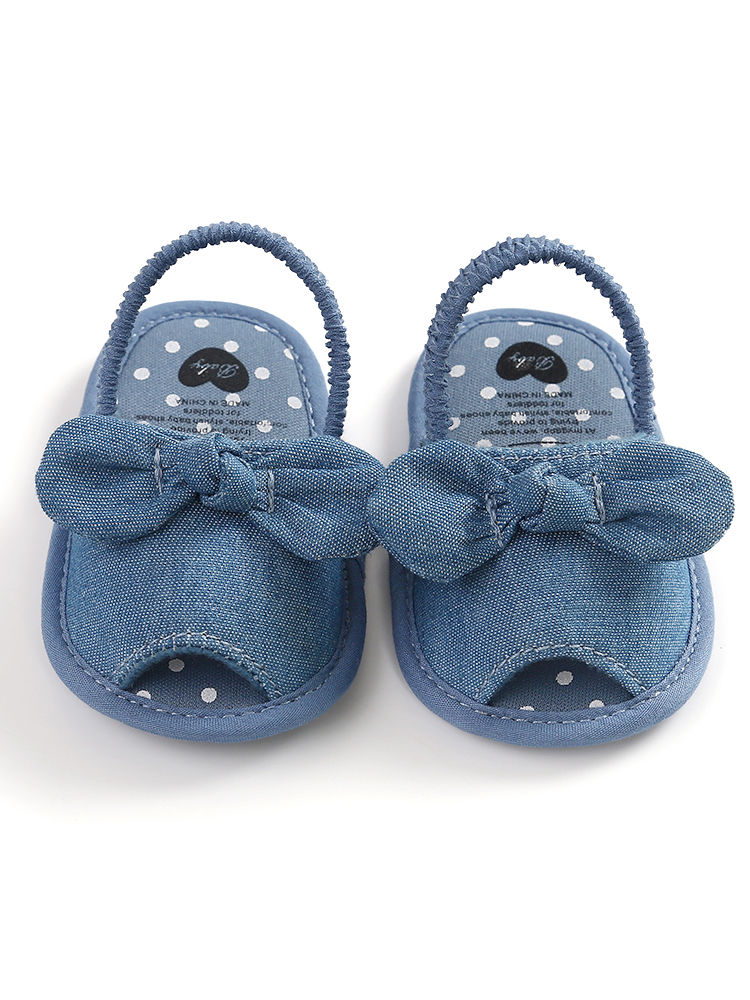 Wholesale Cute Baby Girl Bow Indoor Slipper 20030313