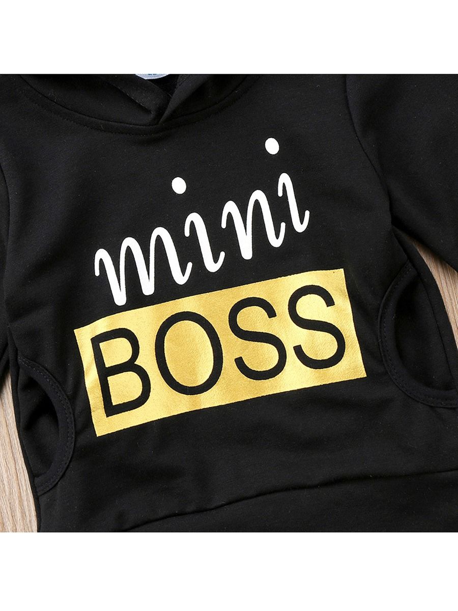 Wholesale Stylish Baby Little Girls Mini Boss Hoodie 20