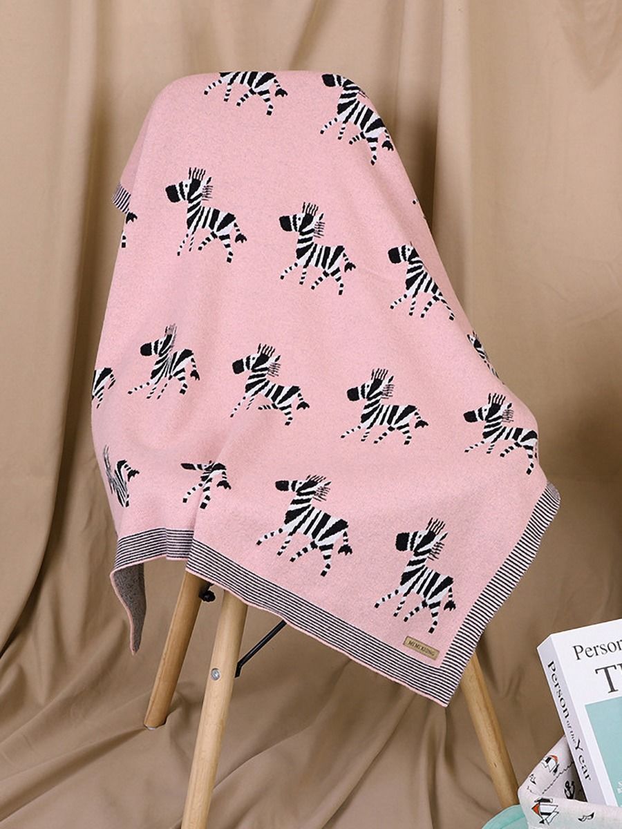 Wholesale Cute Zebra Pattern Baby Blanket 200424700 - k