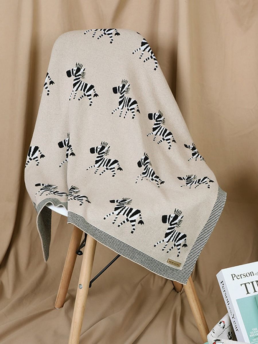 Wholesale Cute Zebra Pattern Baby Blanket 200424700 - k
