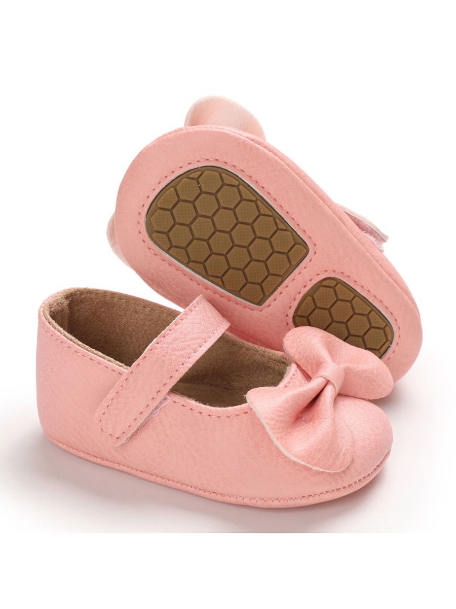 Wholesale Baby Girl Bowknot Trim Shoes 200507369 - kisk