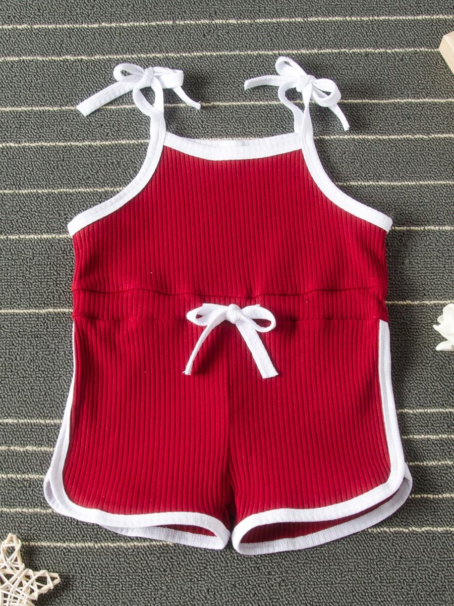 Wholesale Summer Stylish Girls Ribbed Romper 200513108