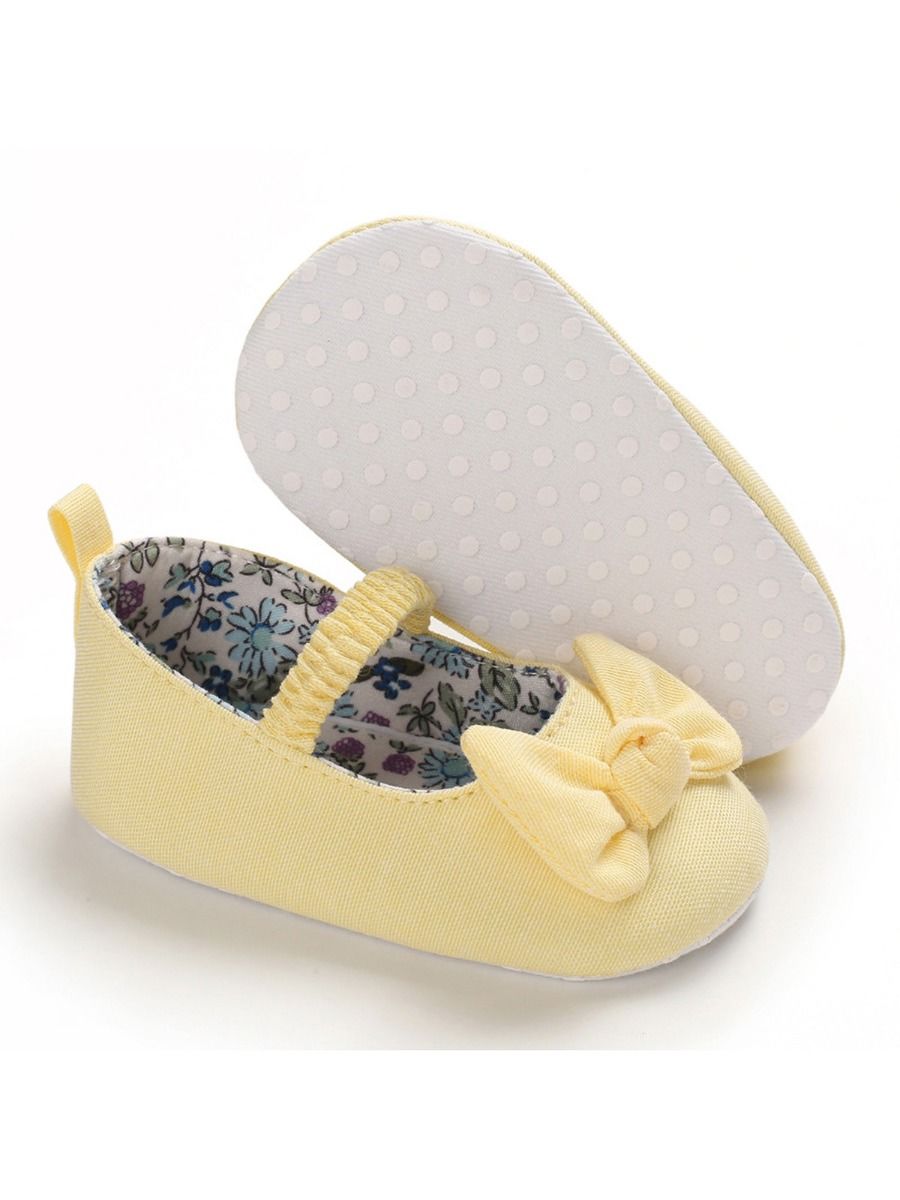 Wholesale Baby Elastic Bowknot Cloth Shoes 200521063