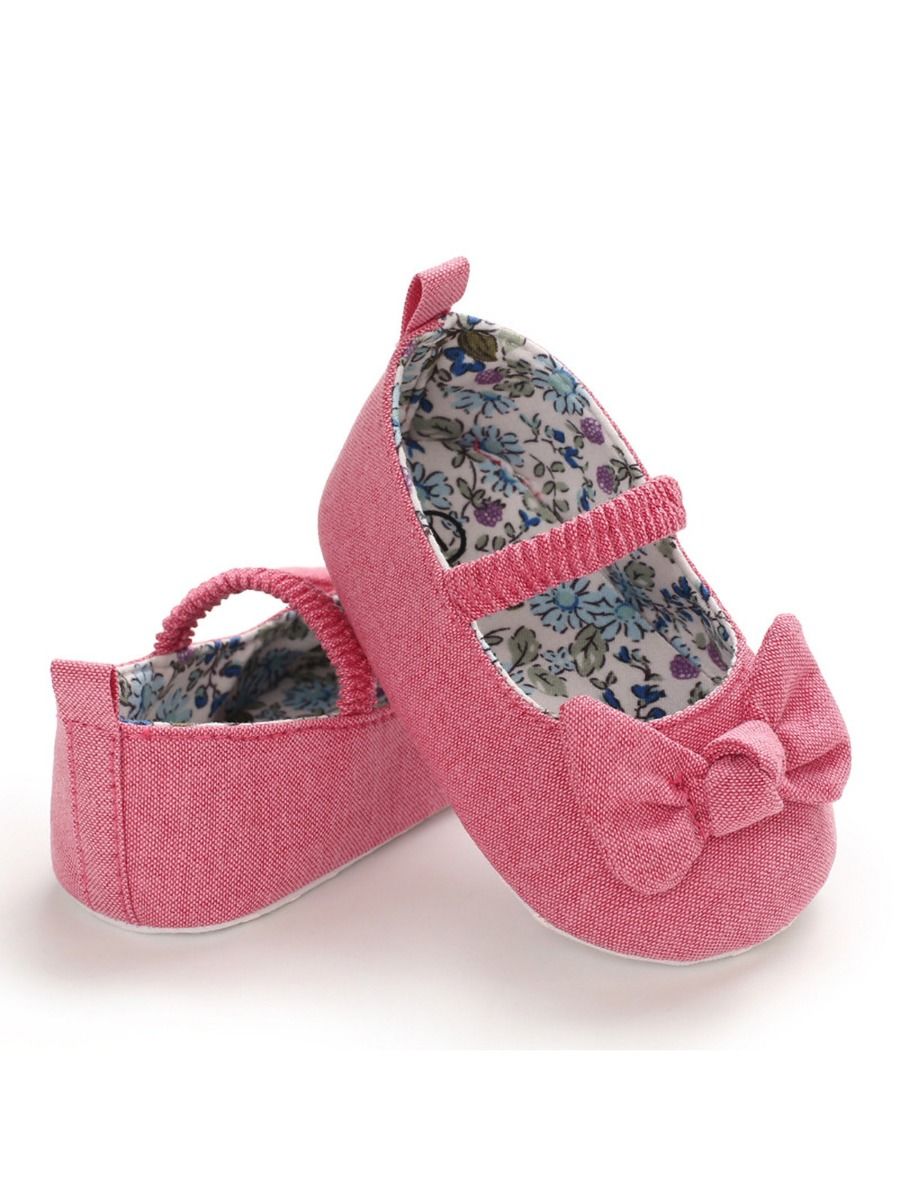 Wholesale Baby Elastic Bowknot Cloth Shoes 200521063