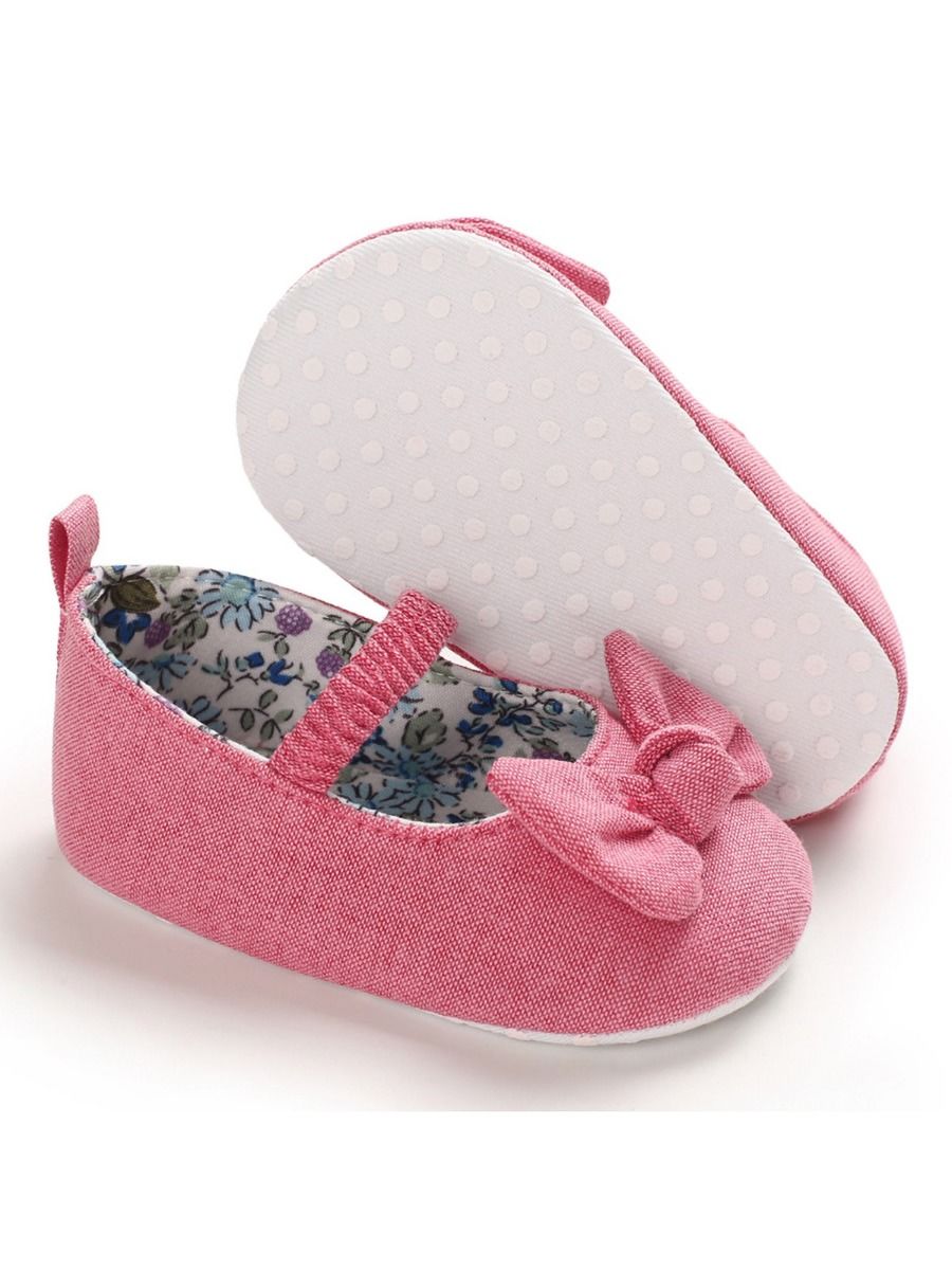 Wholesale Baby Elastic Bowknot Cloth Shoes 200521063