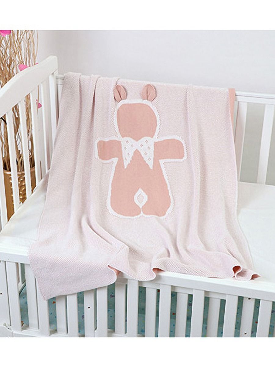 Wholesale Baby Bear Knitted Blanket 200521317 - kiskiss