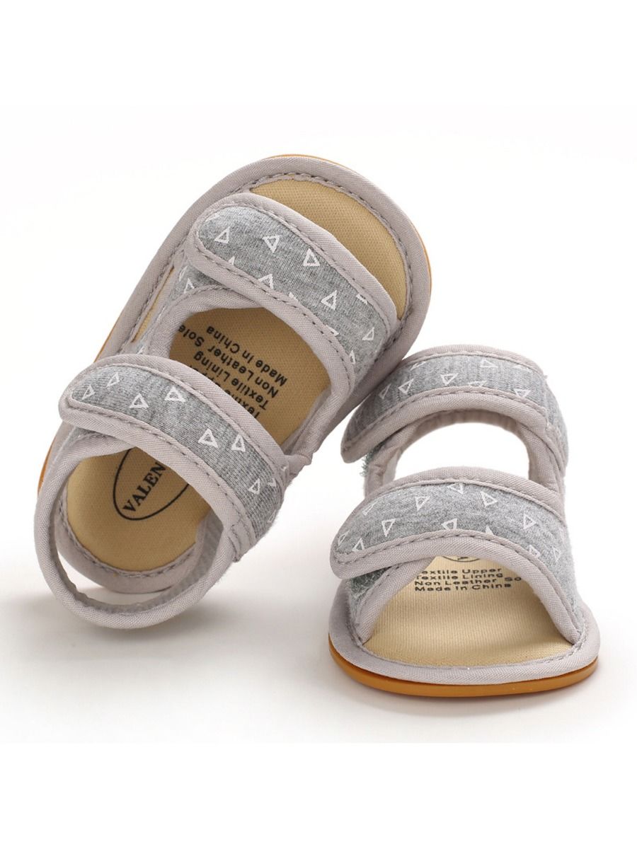 Wholesale Summer Infant Baby Triangle Print Sandals 200