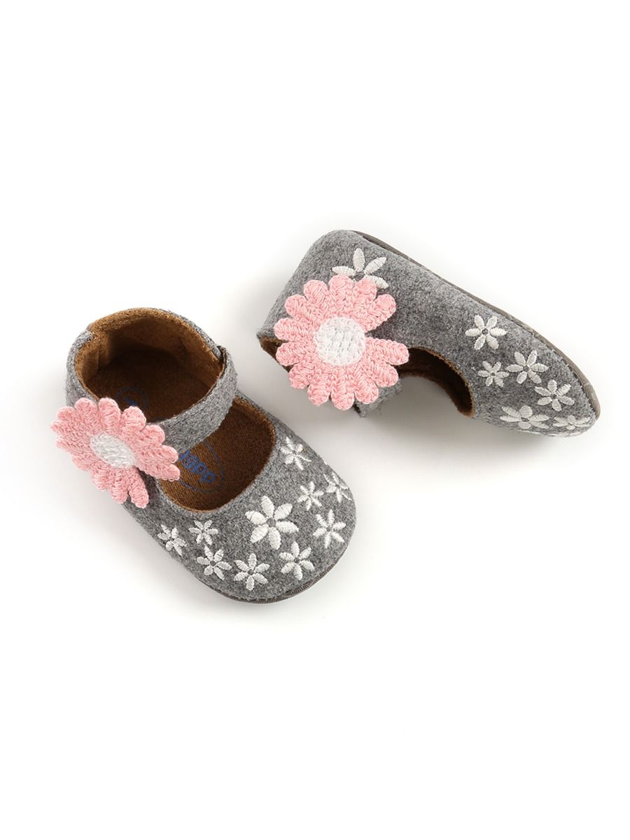 Wholesale Baby Girl Daisy Flower Decor Shoes 20080215