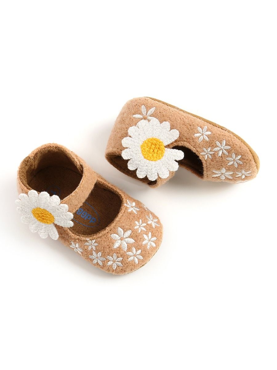 Wholesale Baby Girl Daisy Flower Decor Shoes 20080215