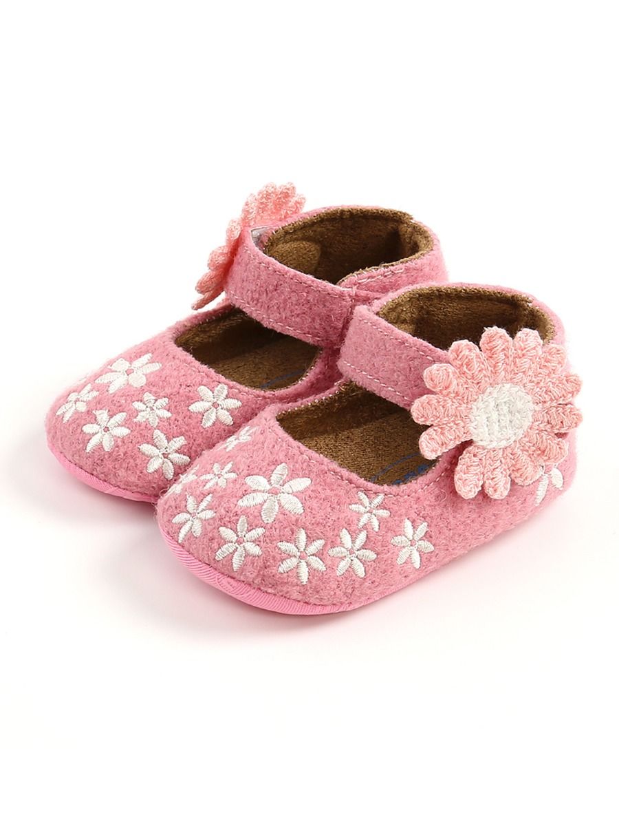 Wholesale Baby Girl Daisy Flower Decor Shoes 20080215