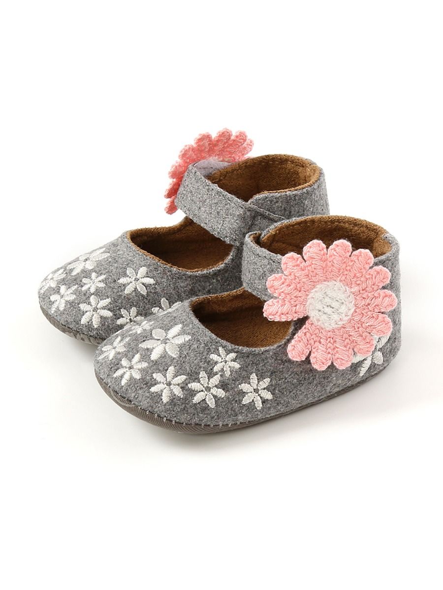 Wholesale Baby Girl Daisy Flower Decor Shoes 20080215