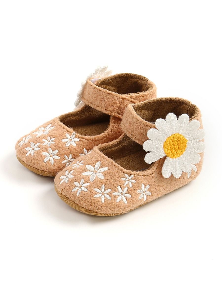 Wholesale Baby Girl Daisy Flower Decor Shoes 20080215
