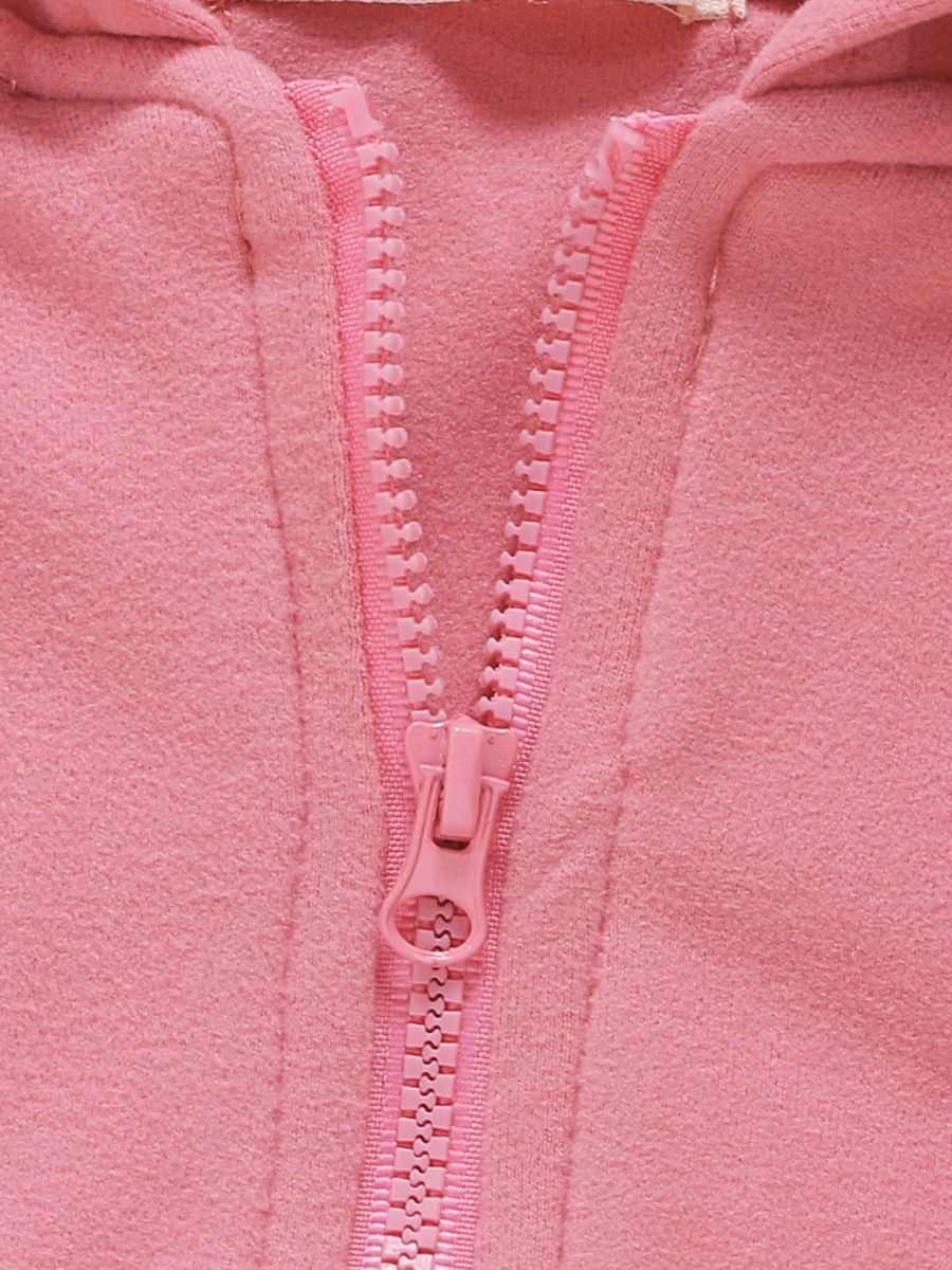 Wholesale Baby Solid Color Zip Up Hooded Jumpsuit 20101