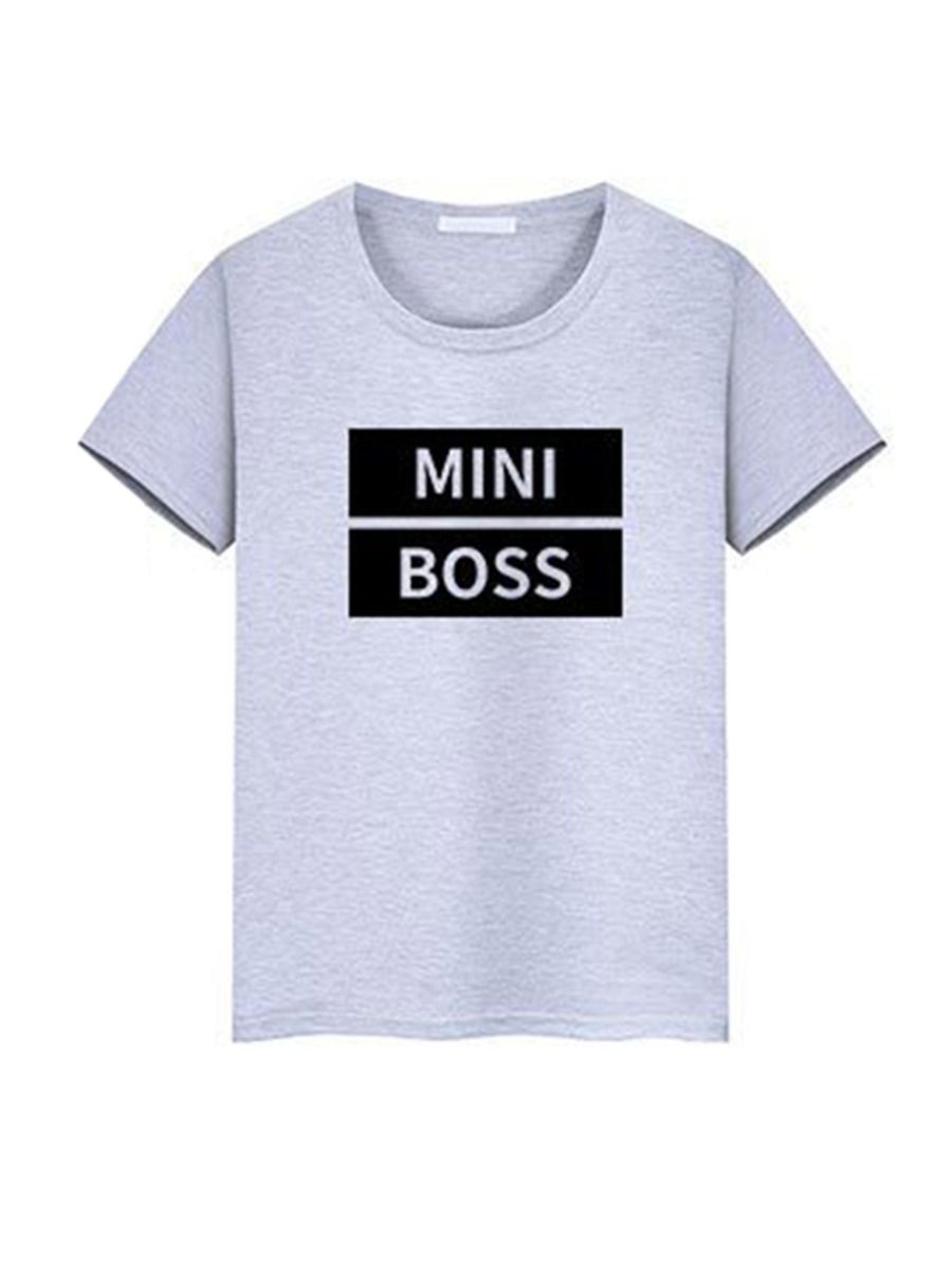 Wholesale Mommy And Daughter Raising A Mini Boss T-shir
