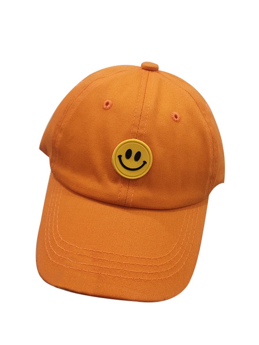 Wholesale Kid Round Smile Plain Baseball Cap 210313644