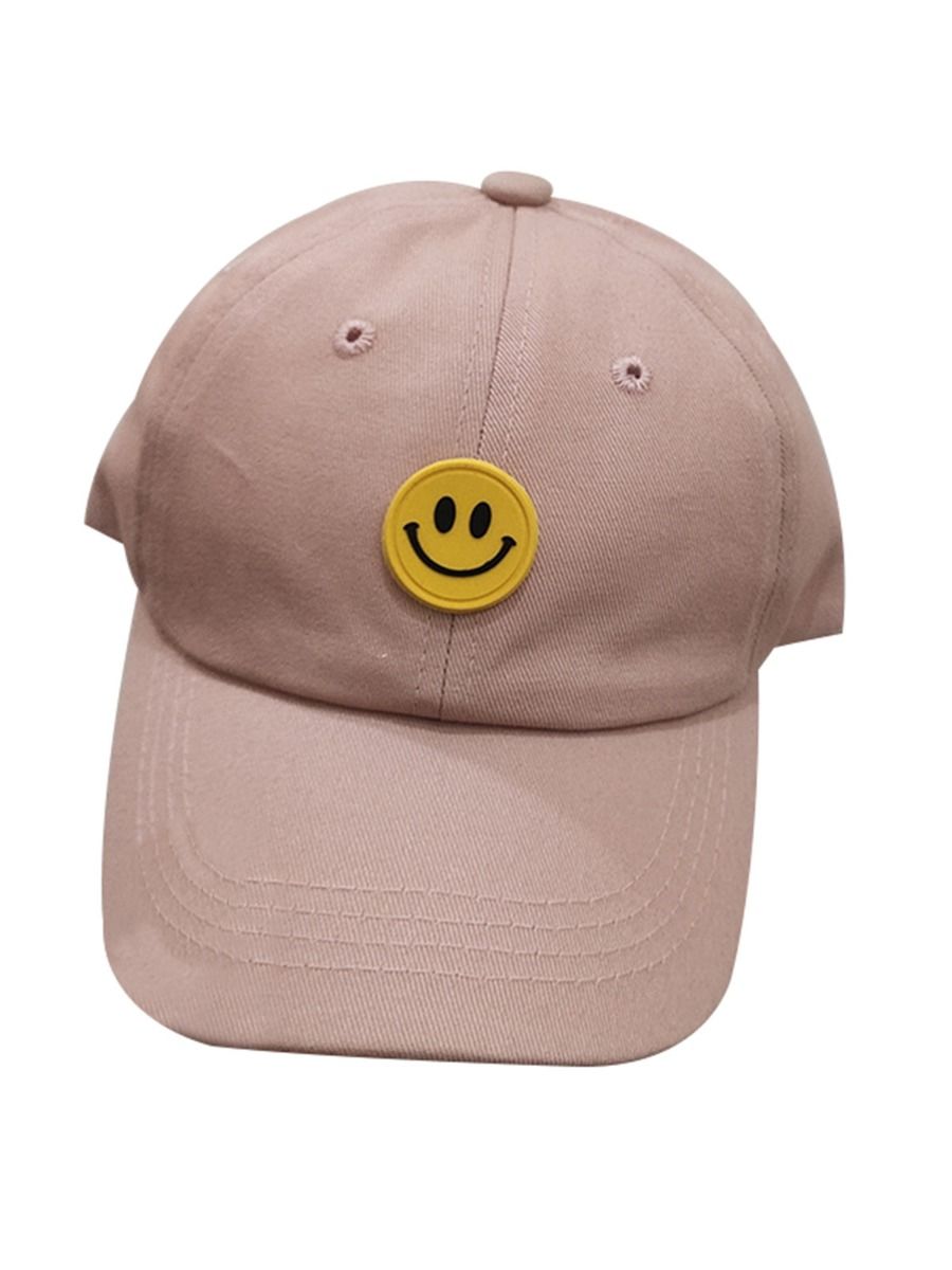 Wholesale Kid Round Smile Plain Baseball Cap 210313644