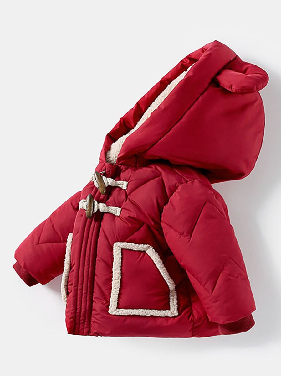Wholesale Baby Kid Red Snowsuit Coat 201106136 - kiskis