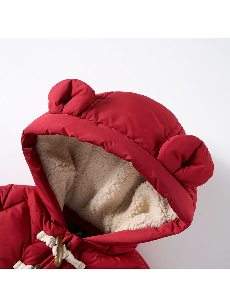 Wholesale Baby Kid Red Snowsuit Coat 201106136 - kiskis