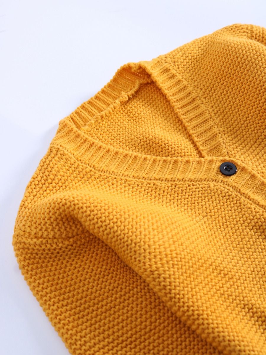 Wholesale Autumn Solid Color Cardigan 19082660 - kiskis