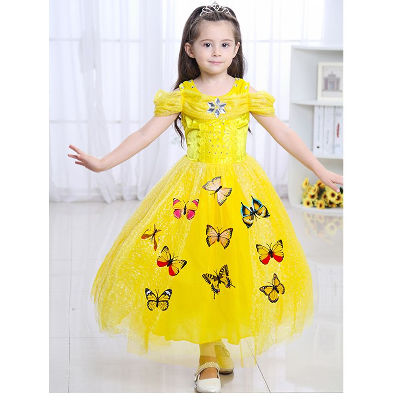 Wholesale Solid Color Beaded Fluffy Butterfly Decorated