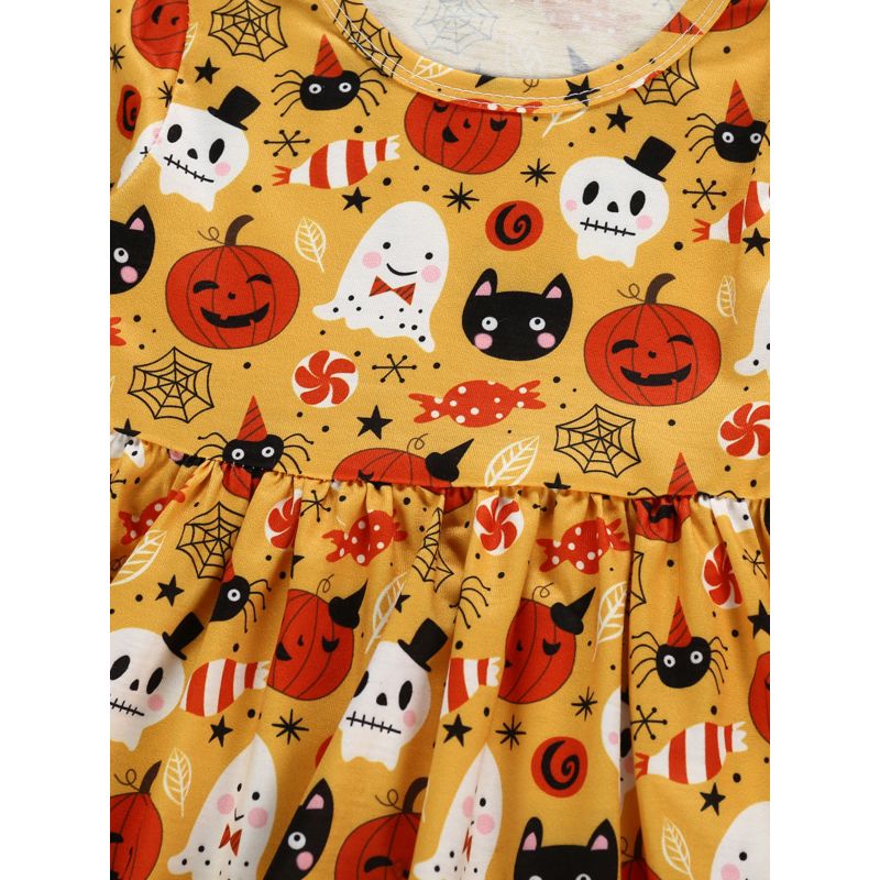 Wholesale Baby Toddler Girl Halloween Theme Dress 19080