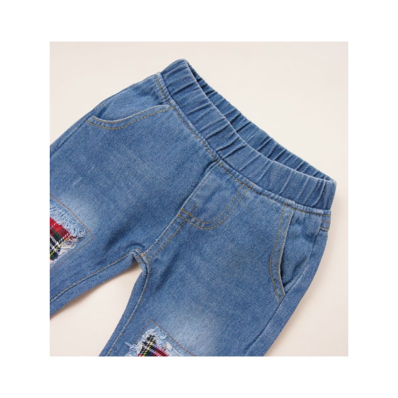 Wholesale Stylish Baby Toddler Ripped Jeans 19083071