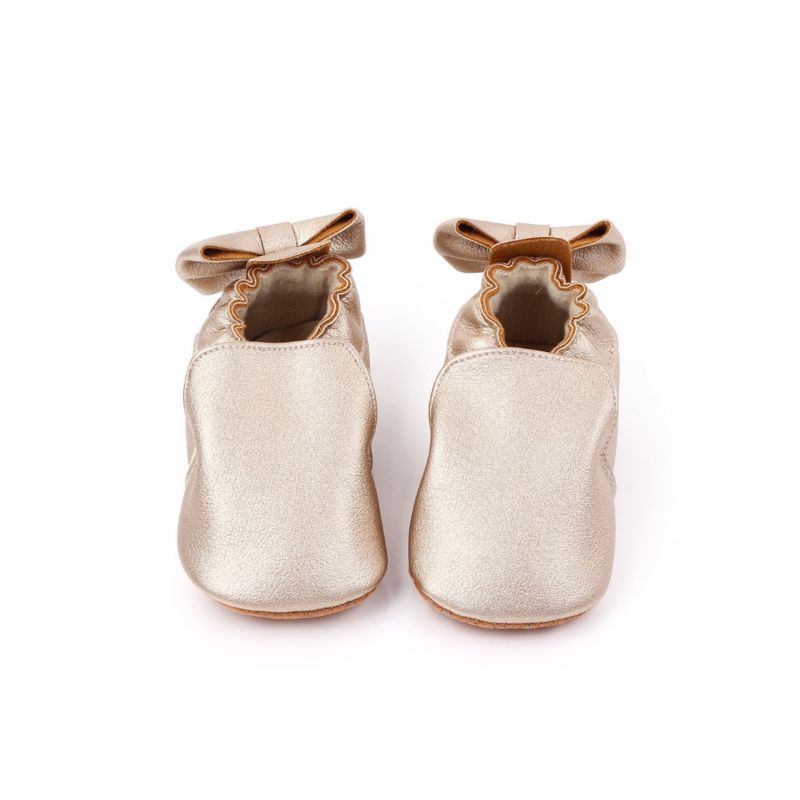 Wholesale PU Leather Bowknots Baby Girl Shoes 200420120