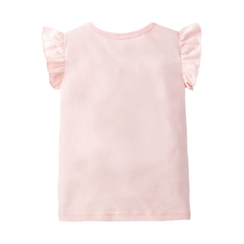 Wholesale Summer Kid Girl Flutter Sleeve Unicorn Tee 20