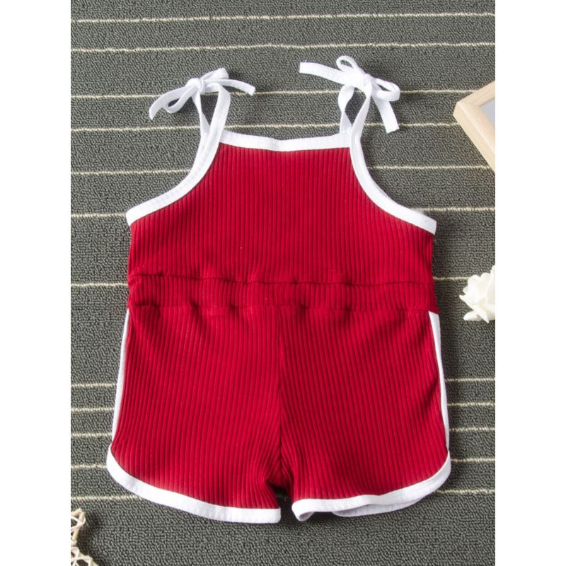 Wholesale Summer Stylish Girls Ribbed Romper 200513108