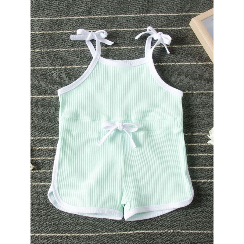 Wholesale Summer Stylish Girls Ribbed Romper 200513108